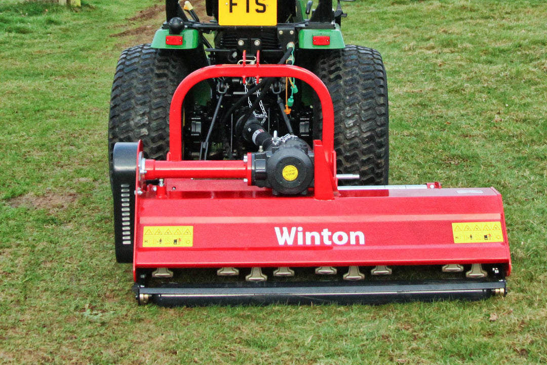 Winton 1.45m Heavy Duty Tractor PTO Hydraulic Side-Shift Flail Mower ...